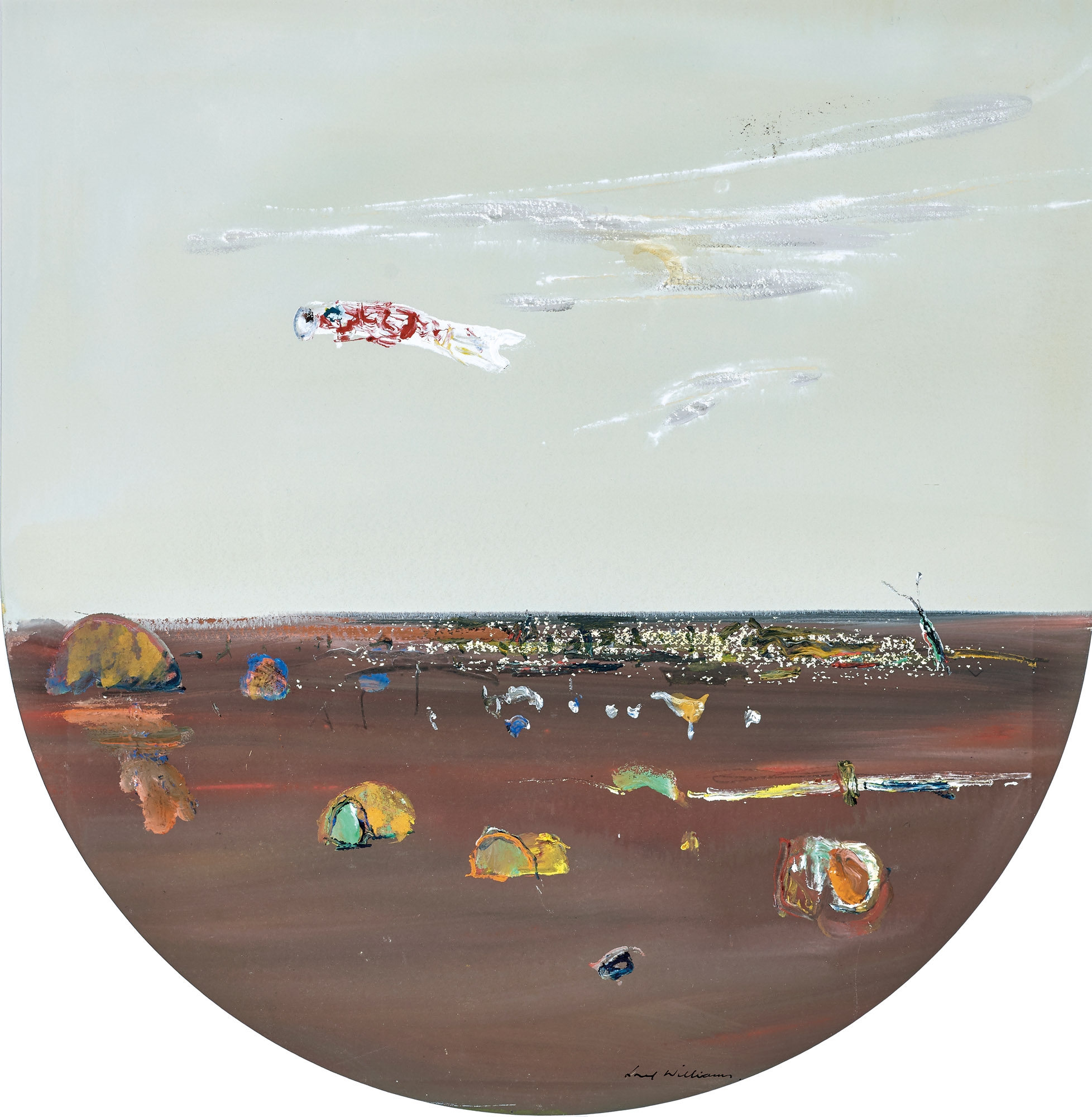 Fred Williams | Forked Tree, Kew Billabong (1975) | MutualArt