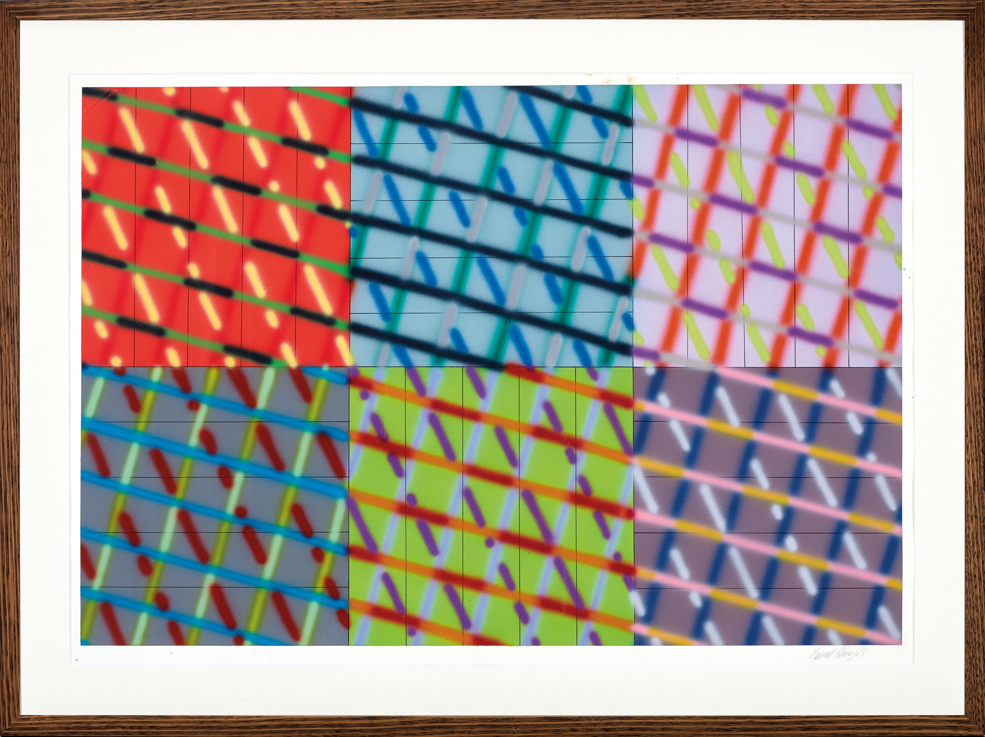 Howard Arkley | Lattice 1981 (1981) | MutualArt