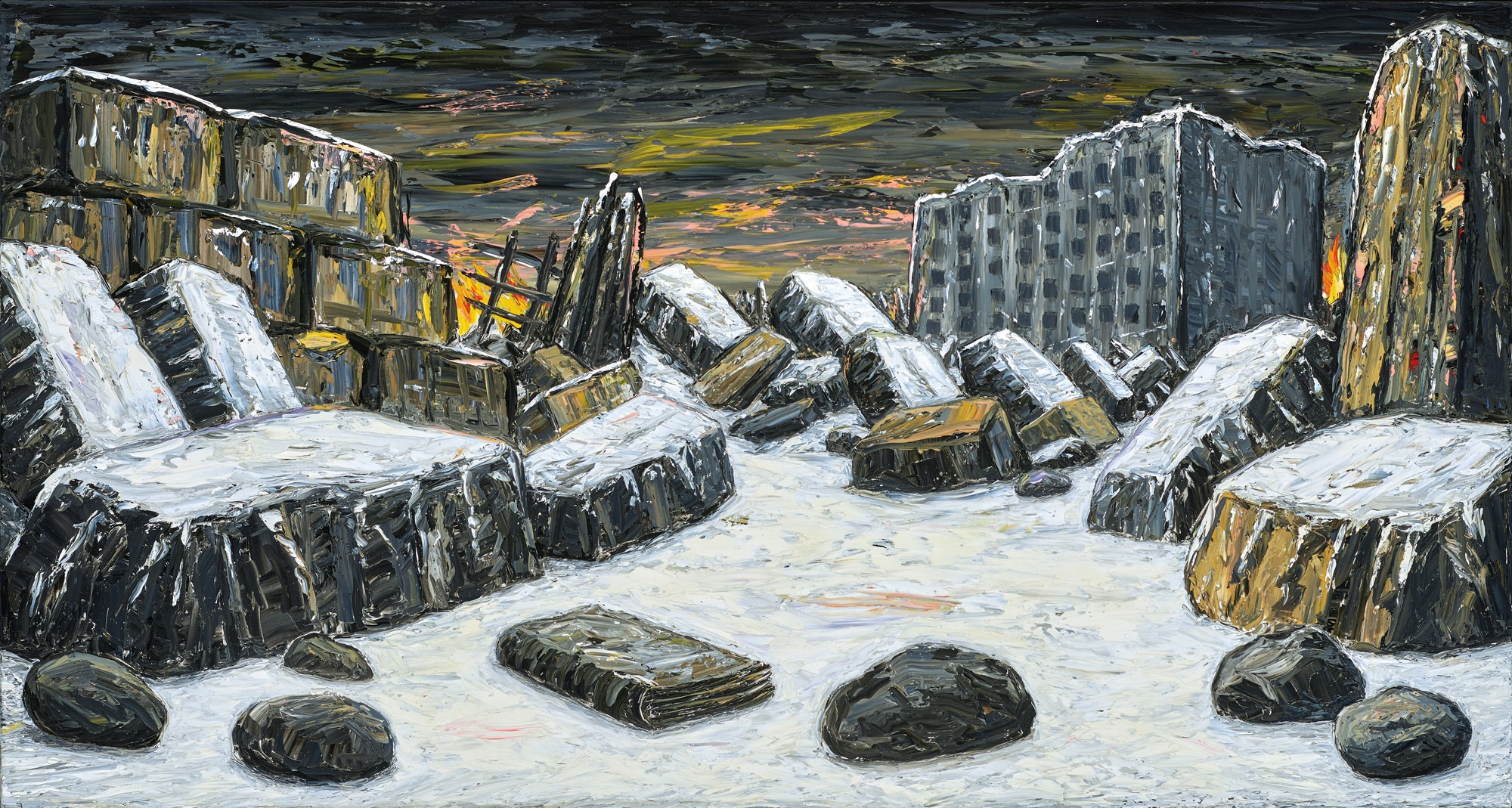 Peter Booth | PAINTING (DEVIL AND LAUGHING MAN) 1981 | MutualArt