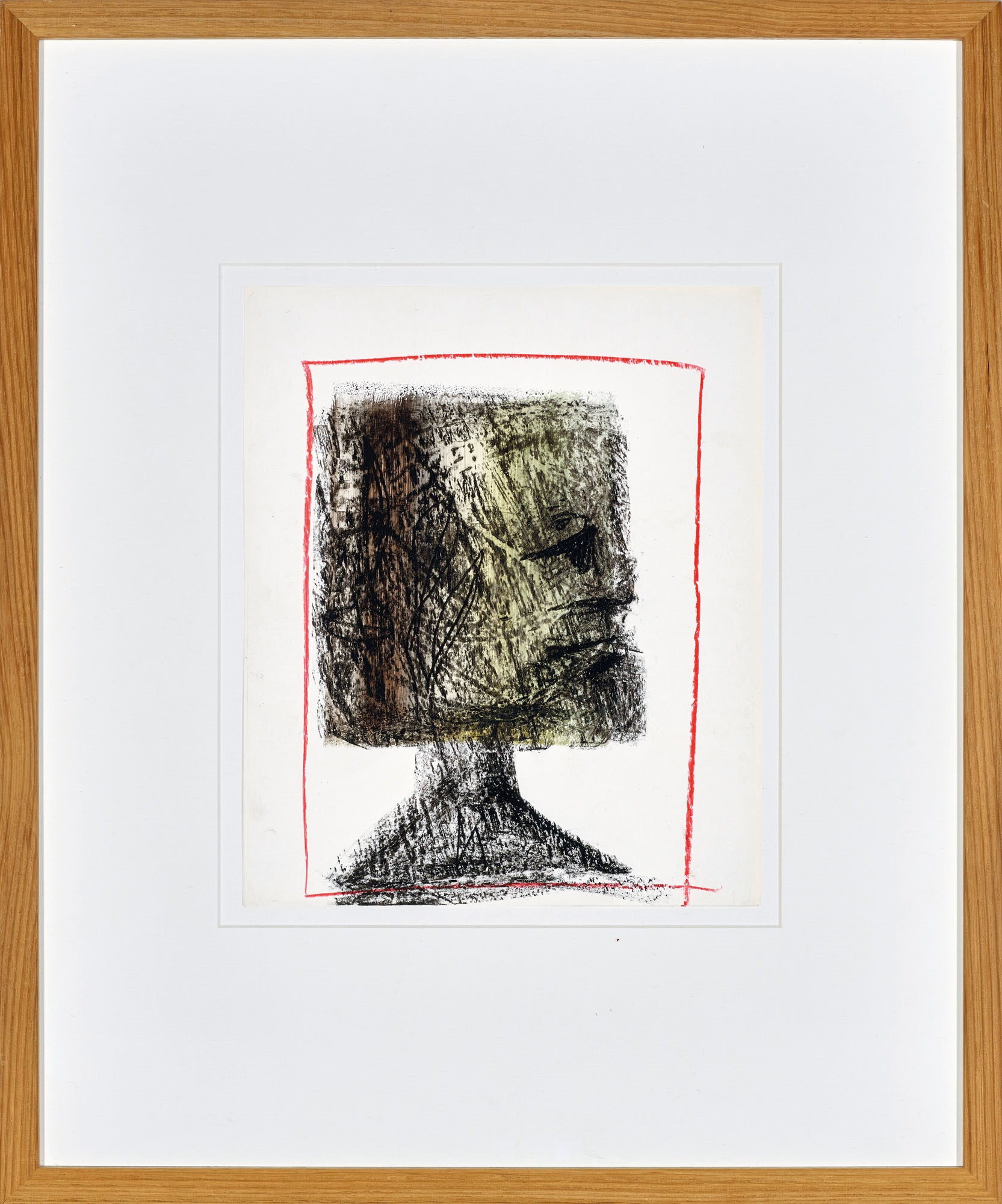 Sidney Nolan | Kelly Head, Red Margin 1956 (1956) | MutualArt