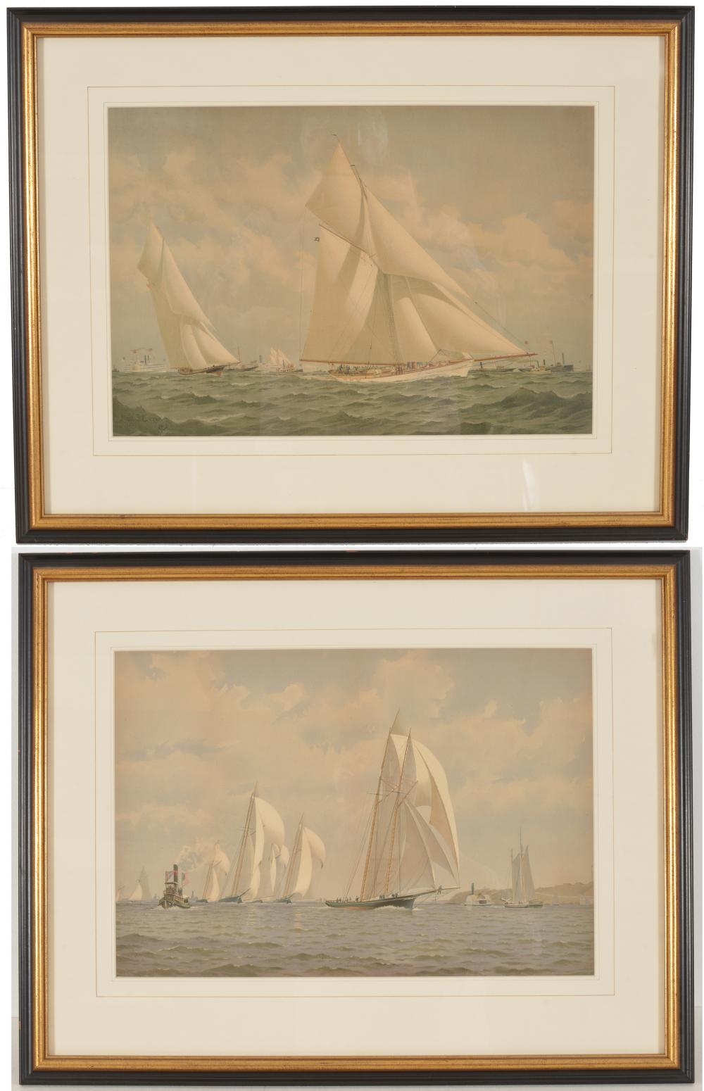 Frederic Schiller Cozzens | Sailing races with assorted ships (1884 ...