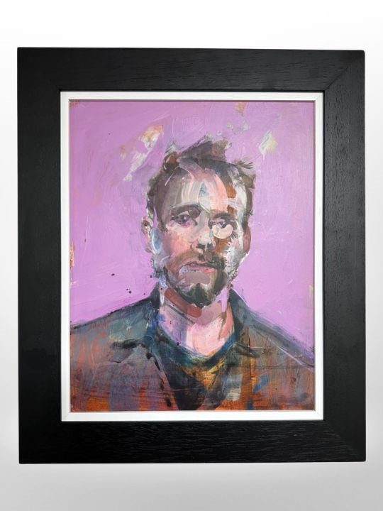Nicholas Moon | Head and shoulders portrait of a man (2020) | MutualArt