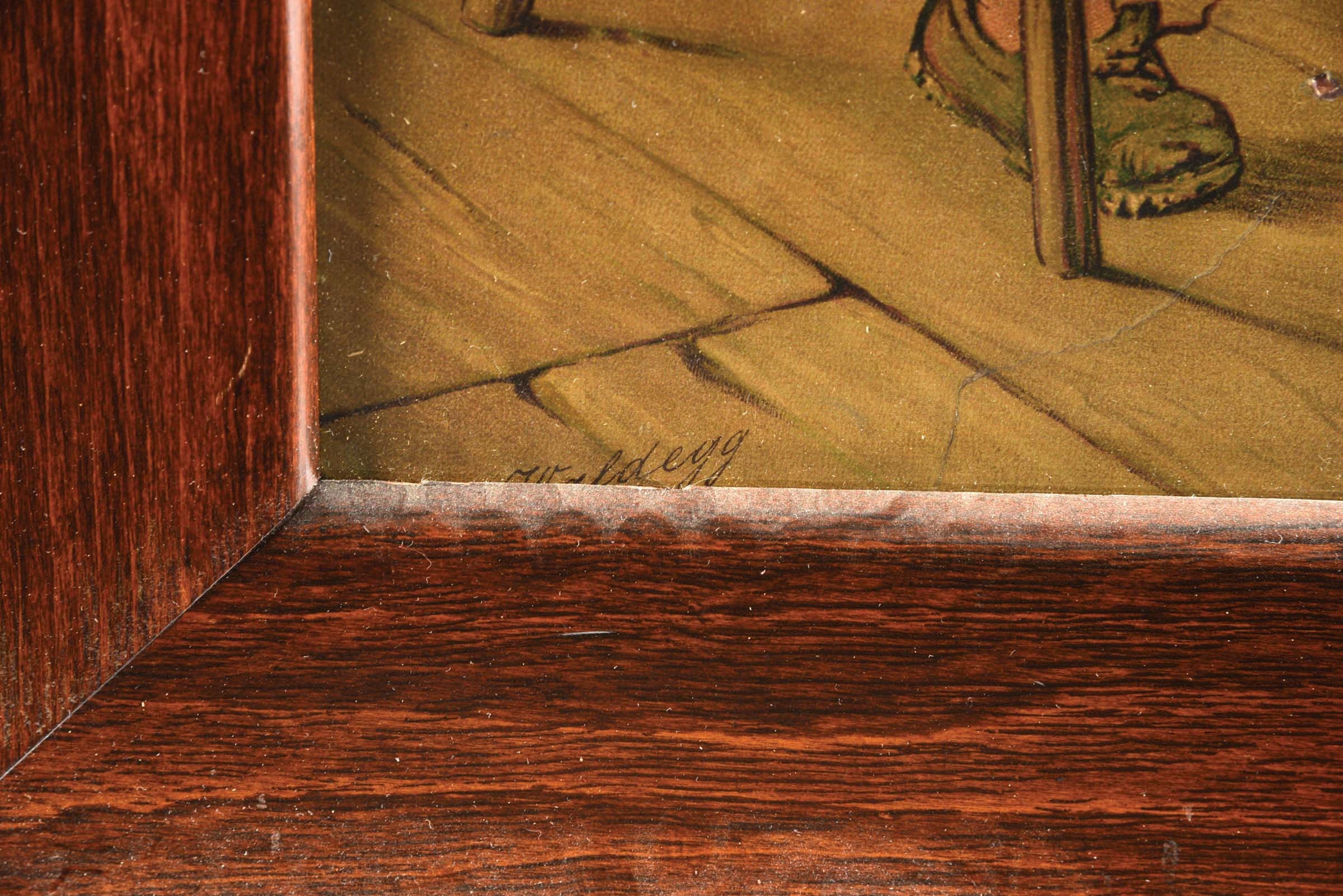 Franz Waldegg | FRANZ WALDEGG OIL PAINTING W/ TAVERN GRAPHICS. | MutualArt