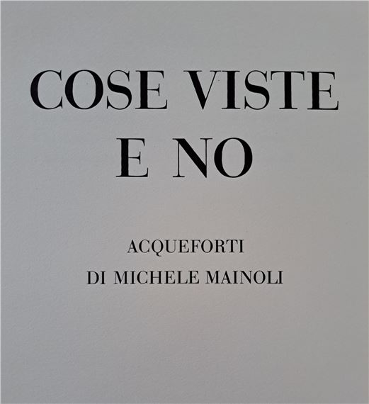 Michele Mainoli | Mappe mit 10 zweifarbigen Radierungen | MutualArt