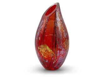 Tim Lazer | Tim Lazer Art Glass Vase (2017) | MutualArt