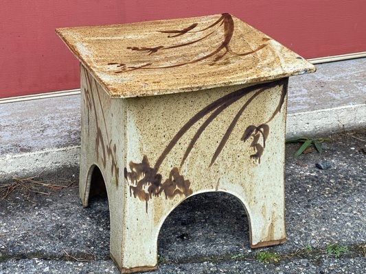 Eric O'Leary | Attributed Eric O'Leary/Tariki Tan Garden Stool | MutualArt