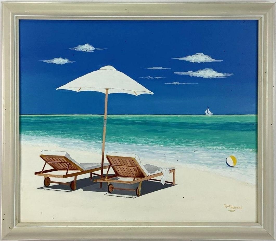 Ralph Herman | Sunny beach landscape | MutualArt