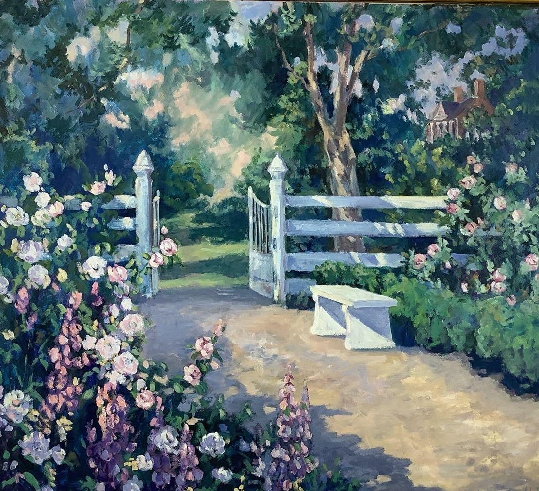 Suzanne French Luker | Gate at Woodlawn (1988) | MutualArt