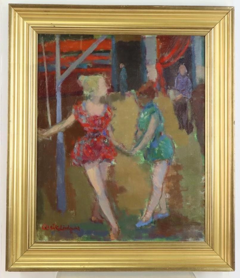 Gertrud Wråke-lindqvist | Ballerinas practicing | MutualArt