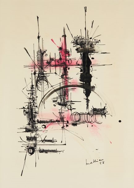 Georges Mathieu | Couronnement d'Etienne de Blois (1956) | MutualArt