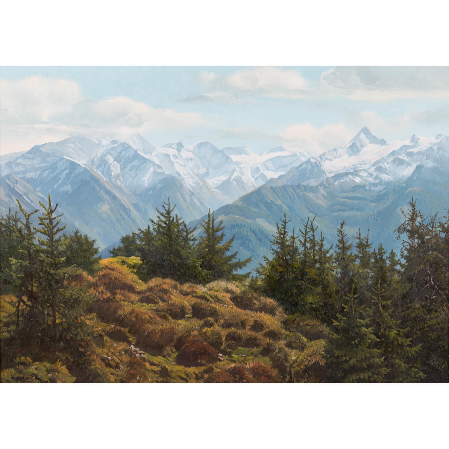 Rudolf Ferbus | Pinzgauer Spaziergang (1996) | MutualArt