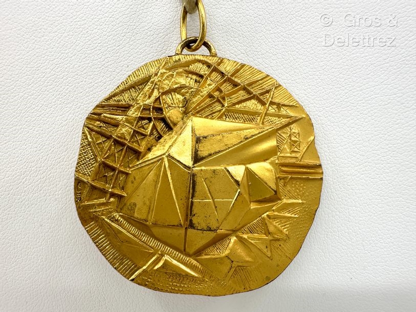 Henri-Georges Adam | Double-sided medal pendant En 1961 La France ...
