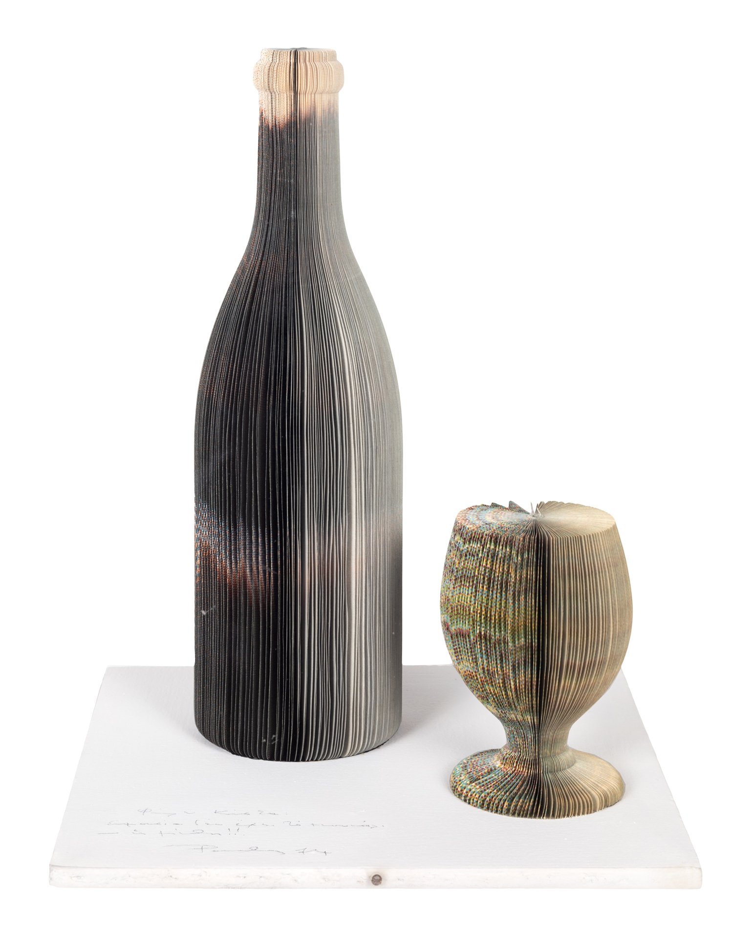 Pavlos Dionysopoulos | Bottle and glass (1974) | MutualArt