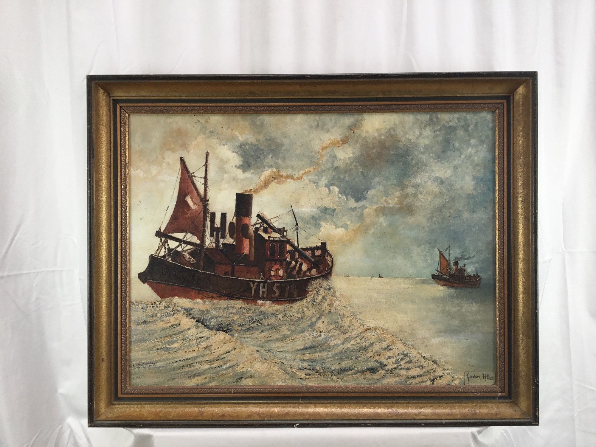 Gordon Allen | A Yarmouth trawler at sea (Circa 20th Century) | MutualArt