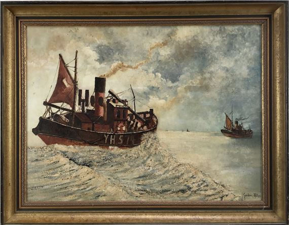 Gordon Allen | A Yarmouth trawler at sea (Circa 20th Century) | MutualArt