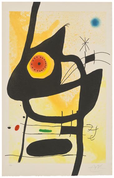 Joan Miró | La femme des sables (1969) | MutualArt