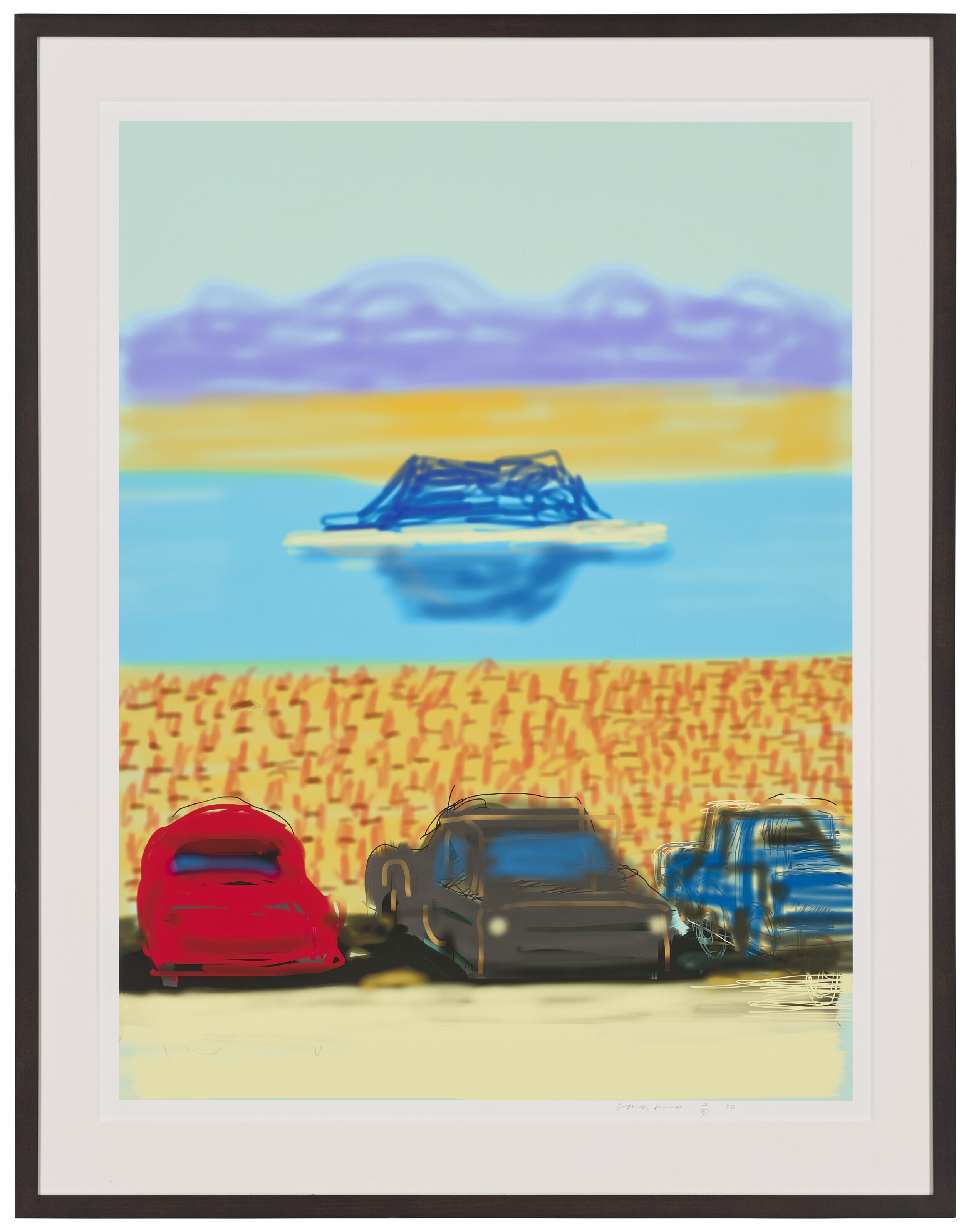 David Hockney | Untitled No. 17, from: The Yosemite Suite (2010 ...
