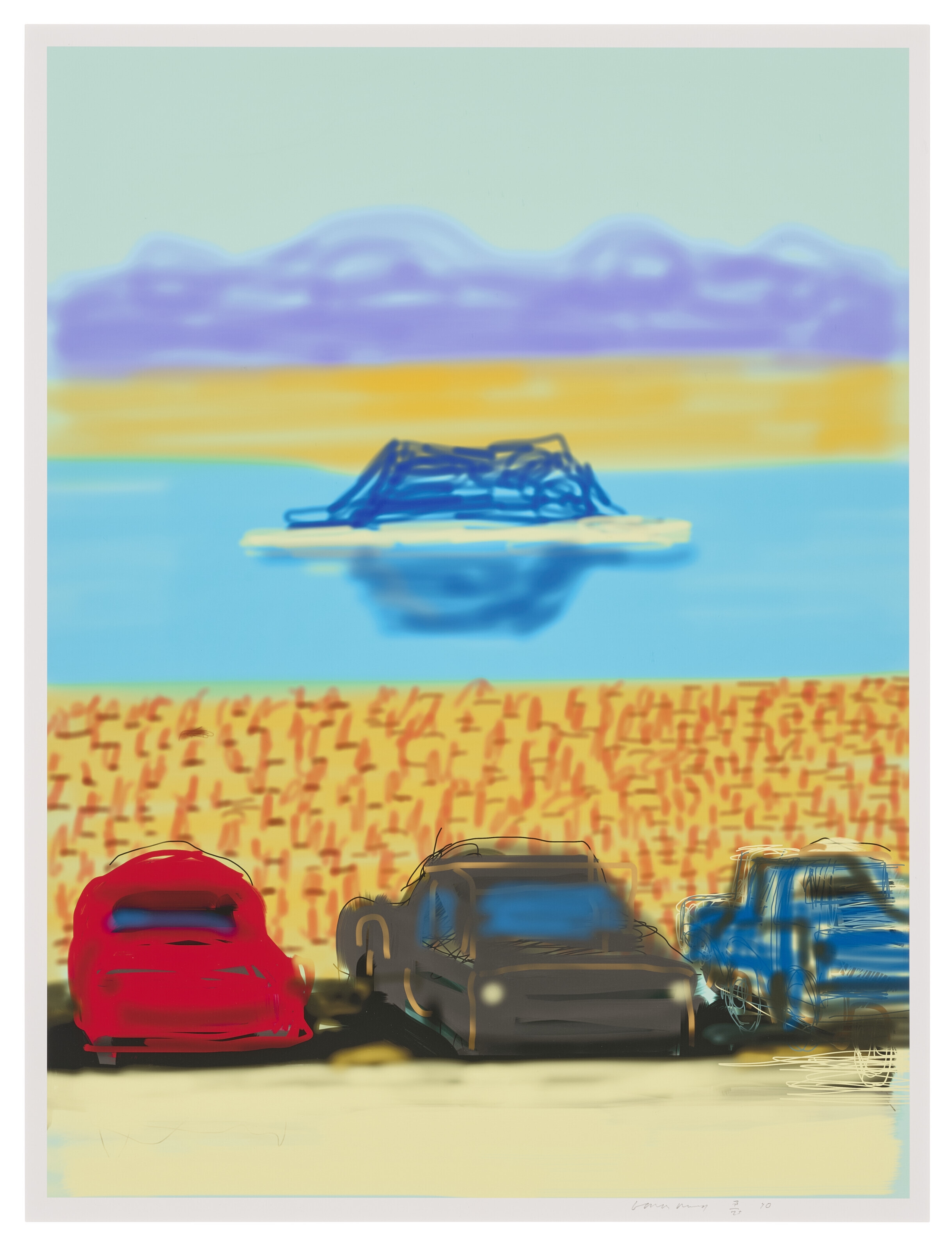 David Hockney | Untitled No. 17, from: The Yosemite Suite (2010 ...