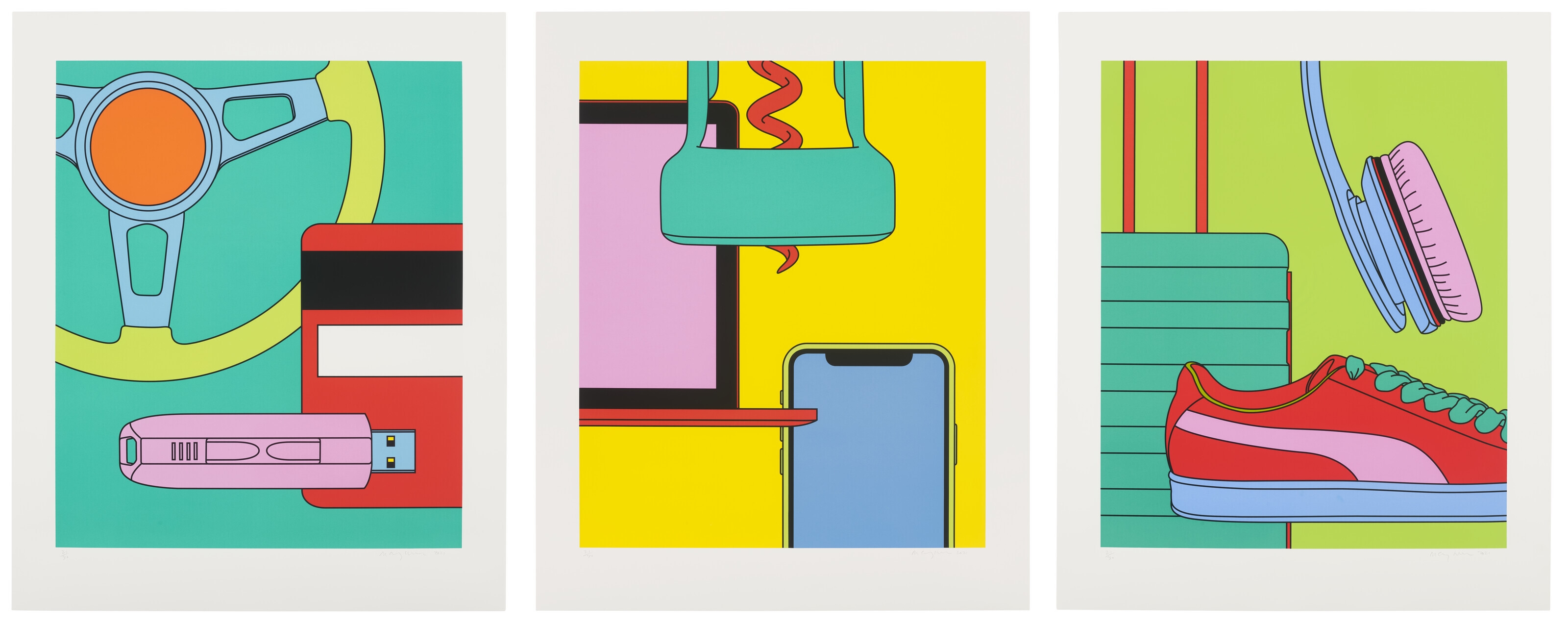 Michael Craig-Martin | UNTITLED (SKELETON) (2000) | MutualArt