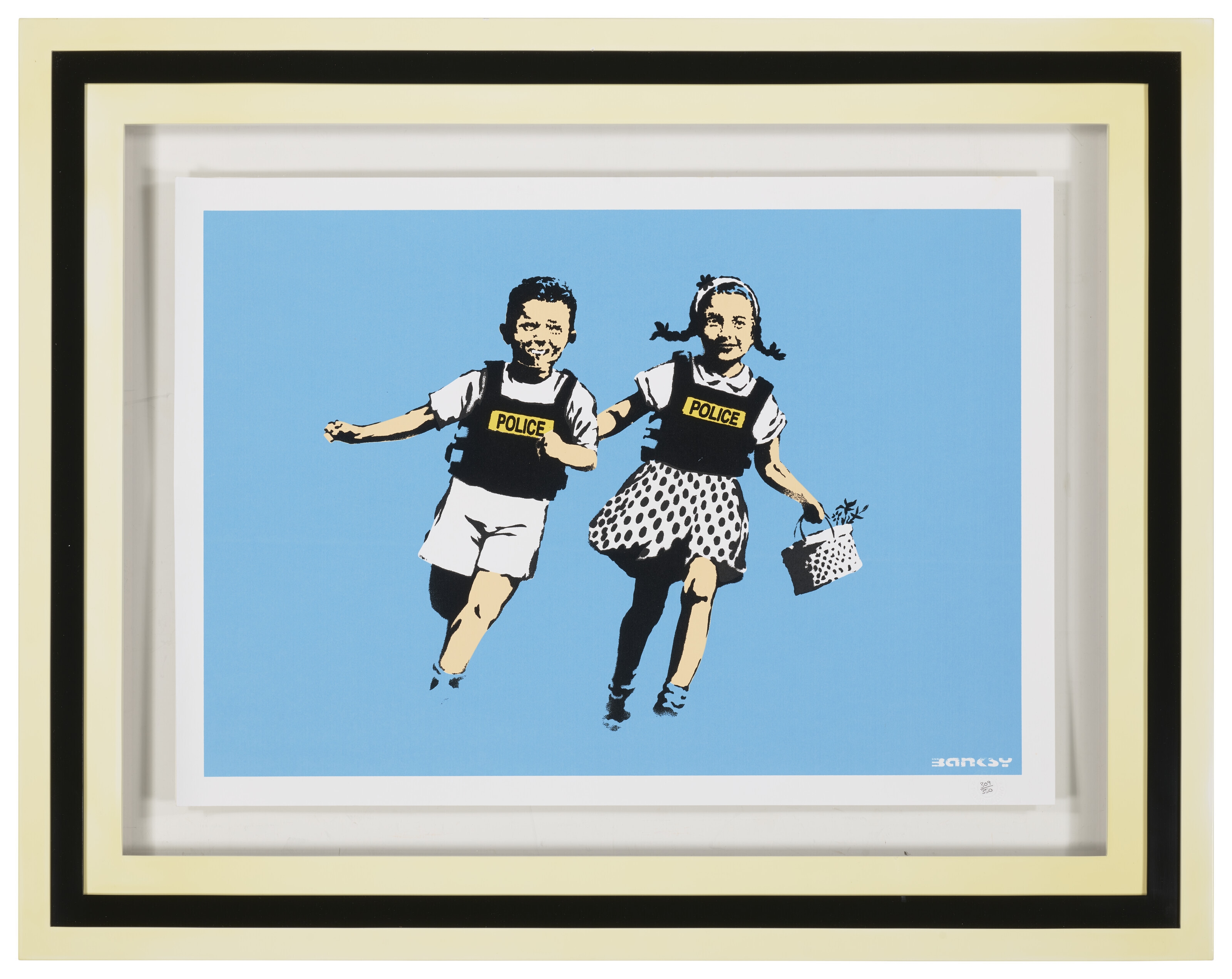 Banksy | Jack and Jill (Police Kids) (2005) | MutualArt