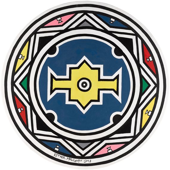 Esther Mahlangu | Ndebele Pattern | MutualArt