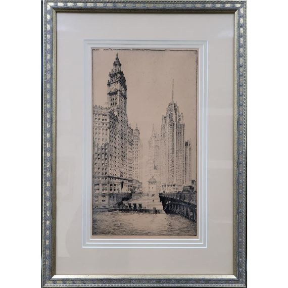 S. Chester Danforth | Signed Chester Danforth Etching | MutualArt