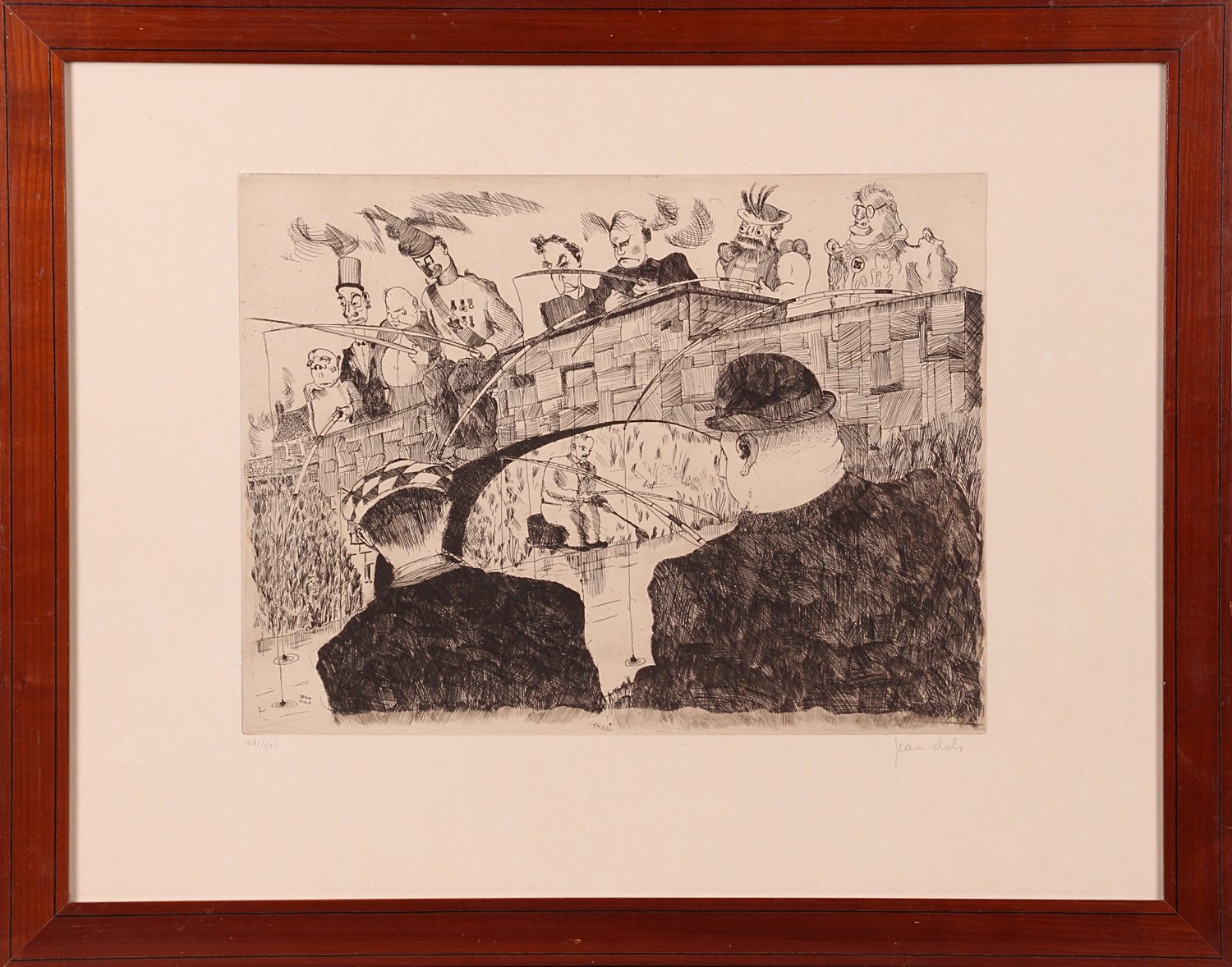 Jean Dols | Pêcheurs à la ligne | MutualArt