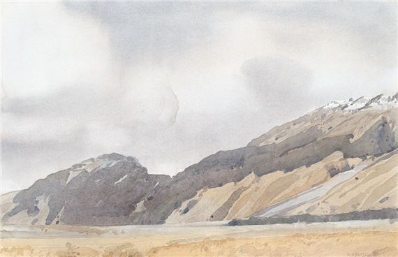 William Sutton | Mount Horrible from Broad Stream (1993) | MutualArt