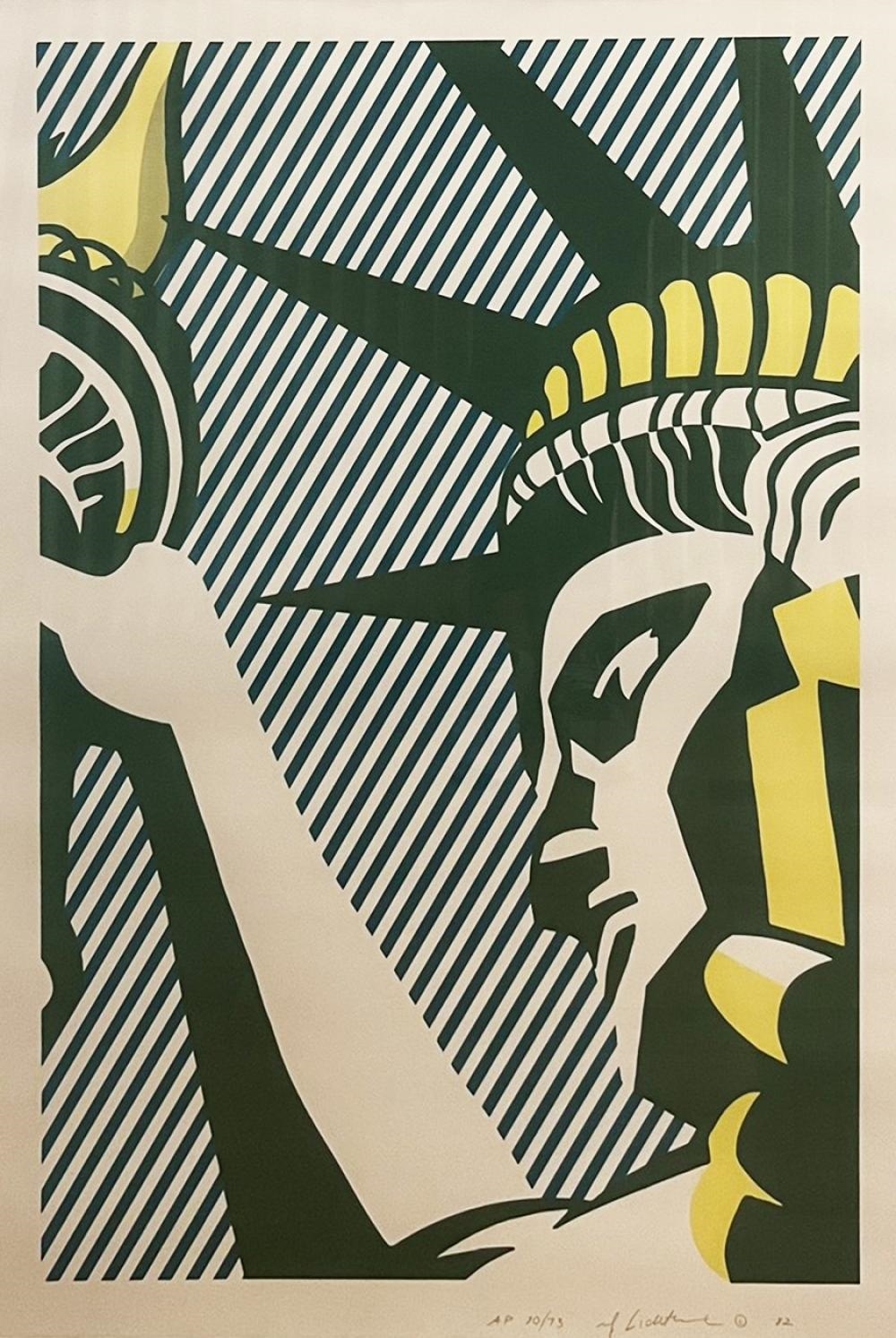 Roy Lichtenstein | I Love Liberty Poster (1982) | MutualArt