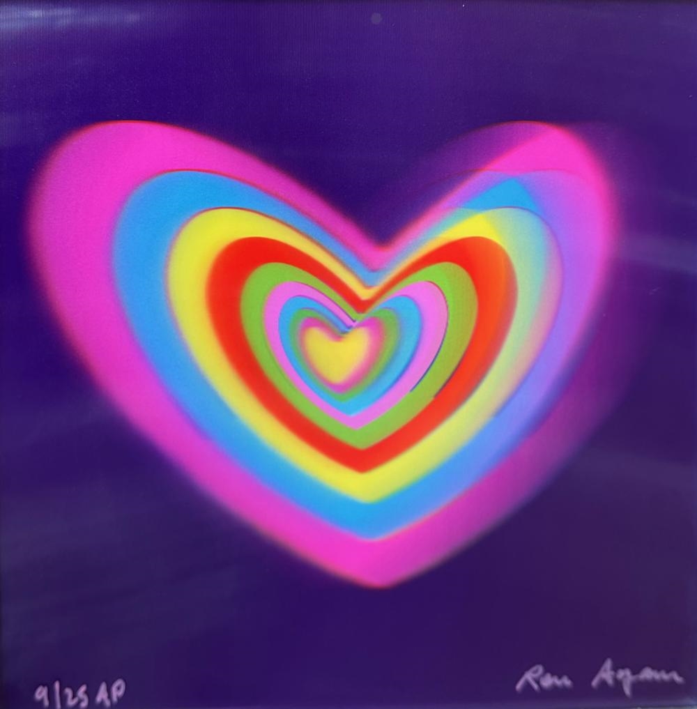 Ron Agam | Love purple | MutualArt