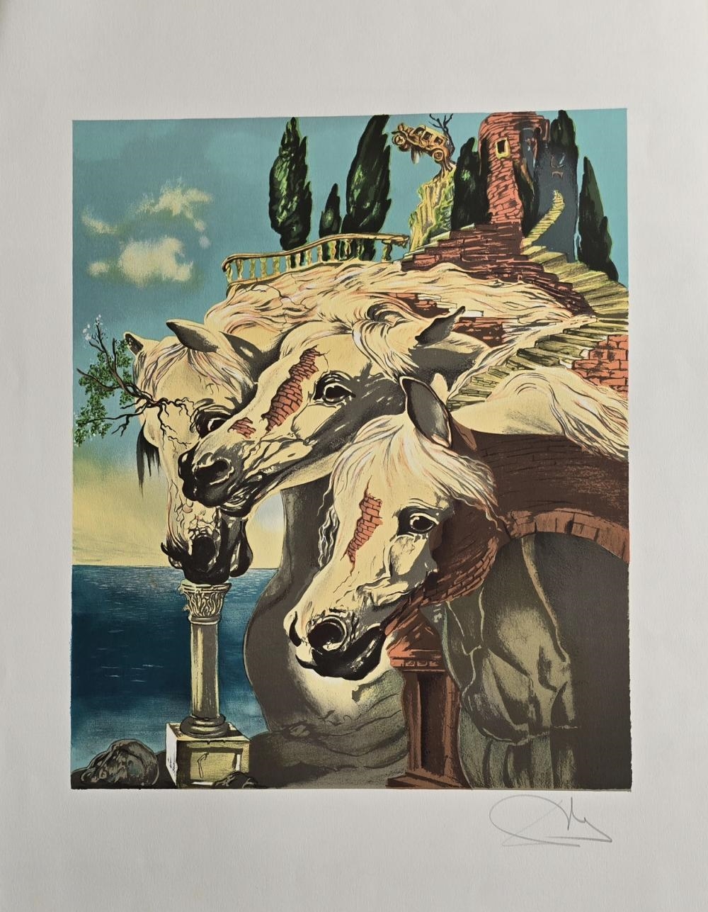 Salvador Dalí | Les chevaux de triomphe | MutualArt