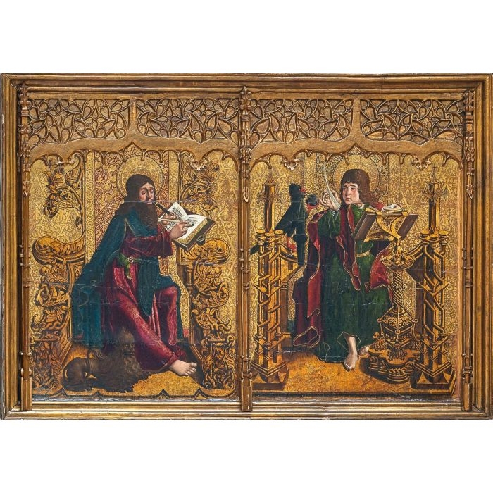 Bartolomé Bermejo | Evangelistas san Marcos y san Juan (Circa 1440 ...