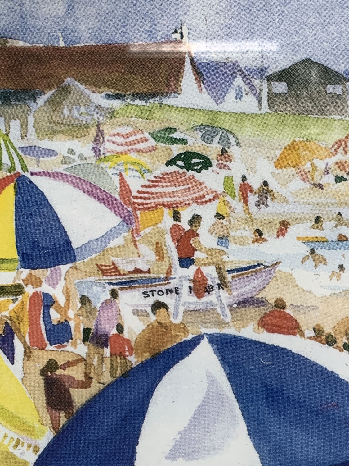 Doris Zogas | BEACH SCENE STONE HARBOR SUMMER DORIS ZOGAS | MutualArt