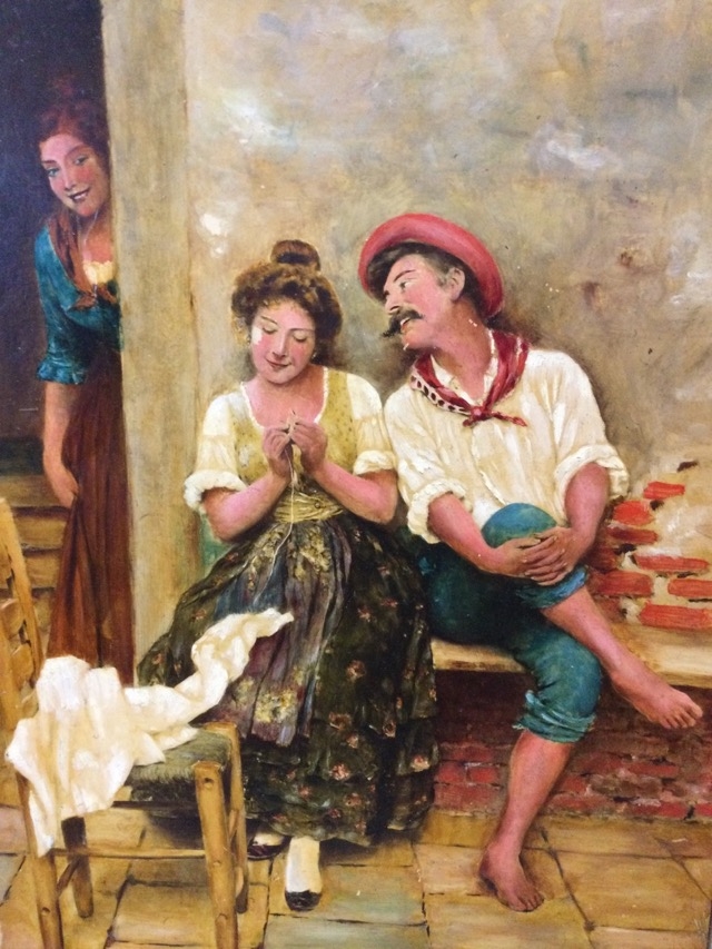 European School | gypsy style figures at their leisure | MutualArt