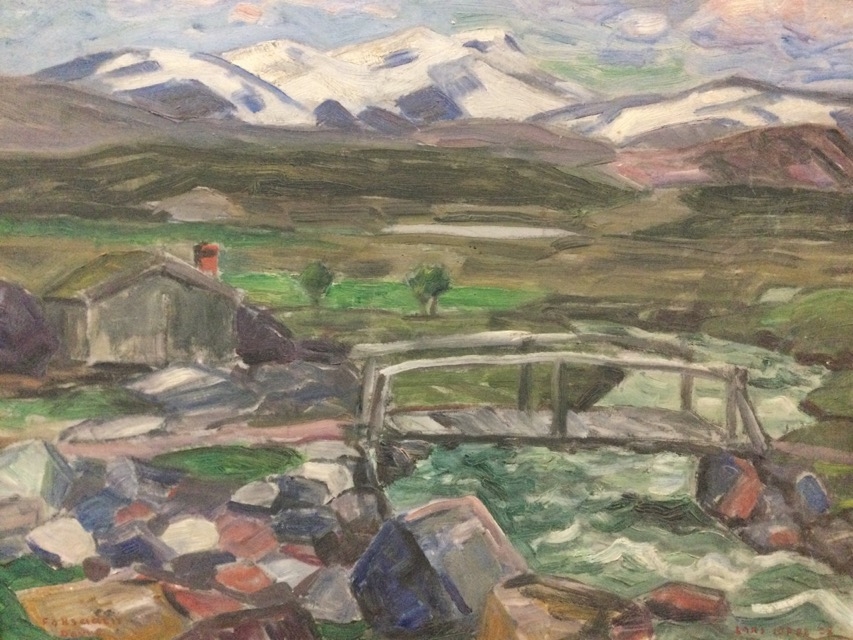 Lars Jorde | Vinterlandskap (1912) | MutualArt