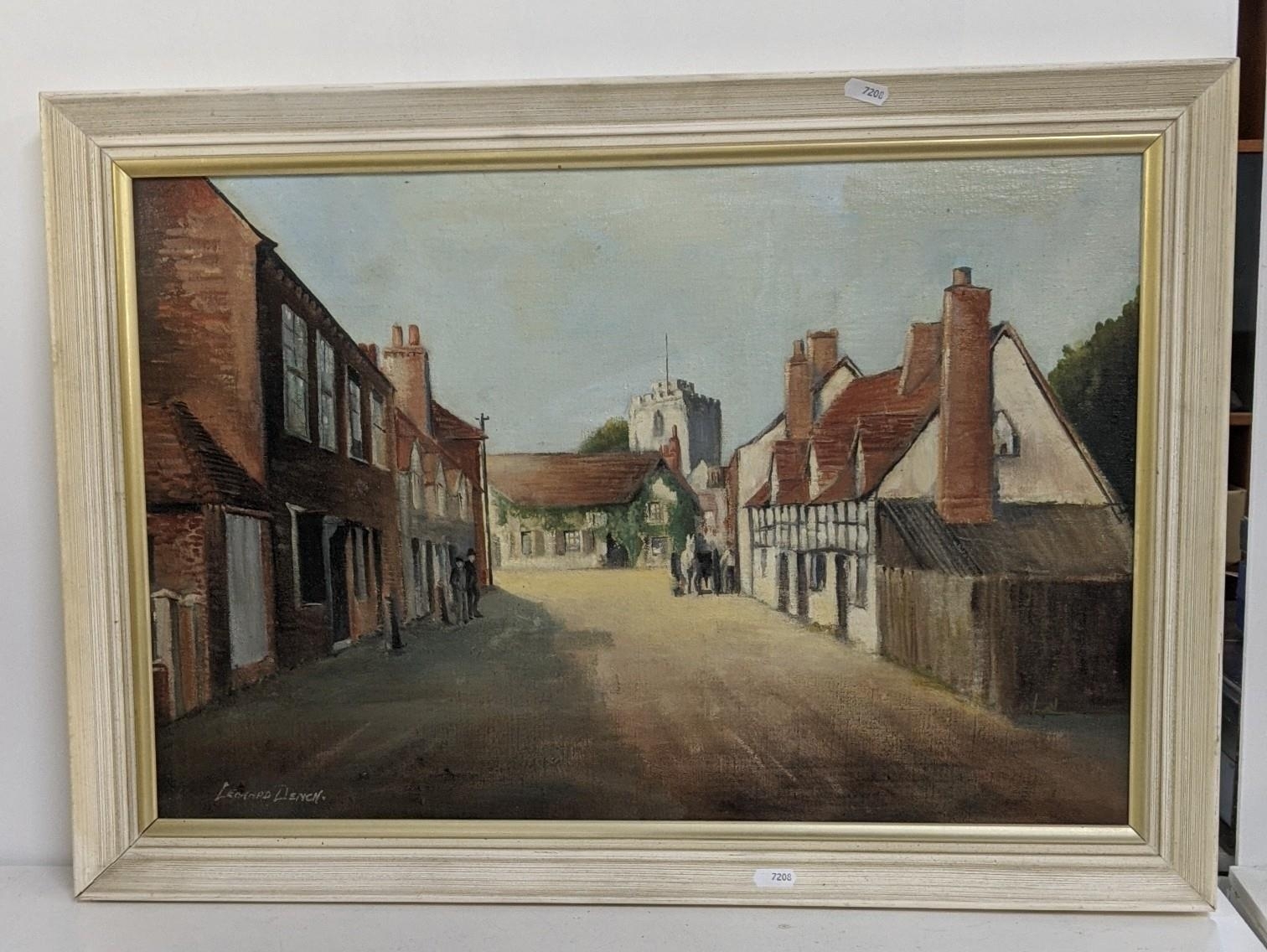 Leonard Dench | depicting Bray Village | MutualArt
