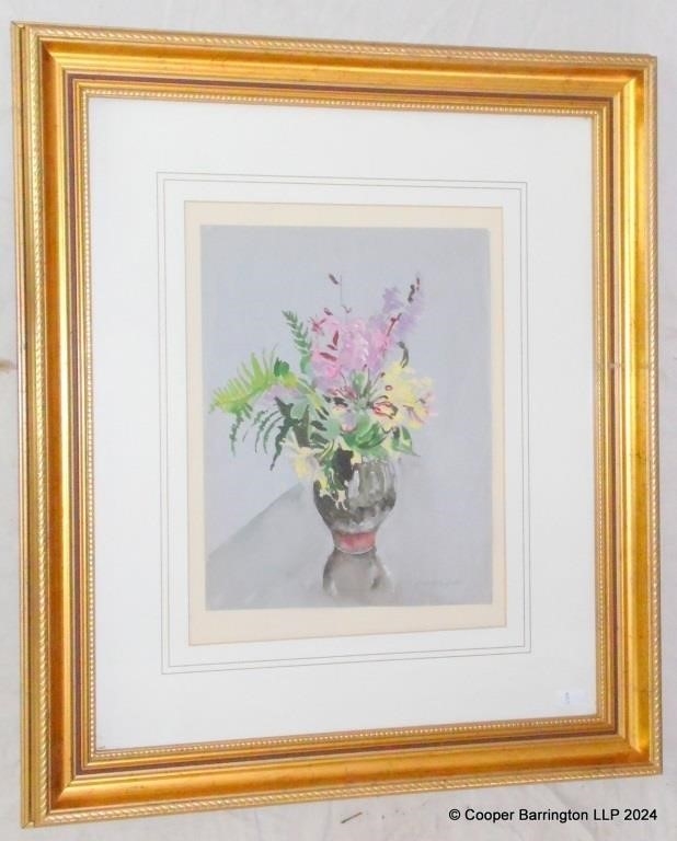 Vanessa Bell | Still life with summer flowers (Circa 1945) | MutualArt