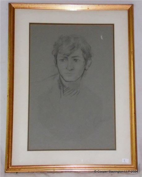 Duncan Grant | Duncan Grant Pencil Portrait Drawing of Paul Roche ...