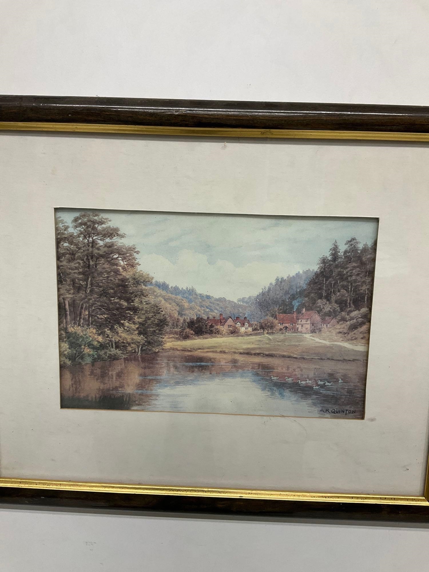 Alfred Robert Quinton | riverscape depicting Leith Hill (20th Century ...