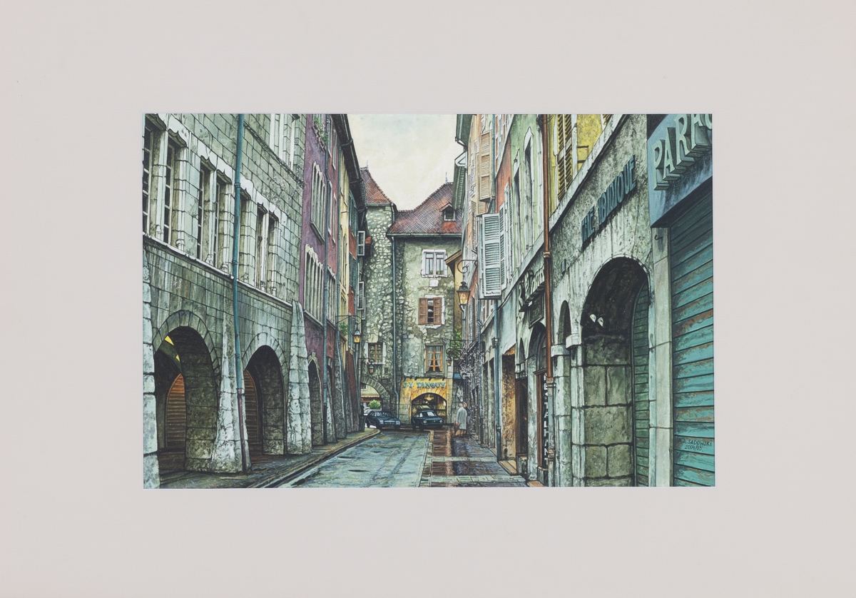 Andrzej Adam Sadowski | Annecy – Deszczowe przedpołudnie – J. Y. Tanguy ...