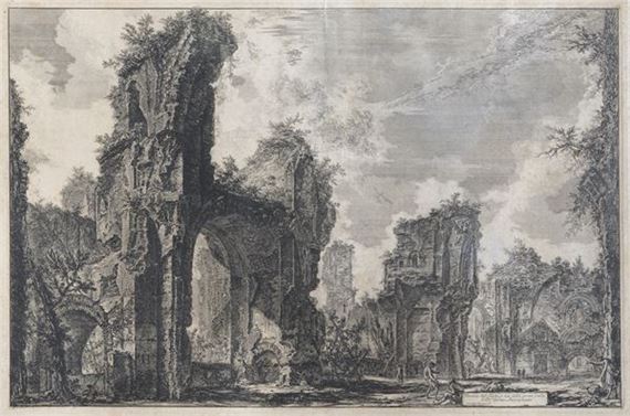 Giovanni Battista Piranesi | INCISIONE TERME ANTONINIANE DEL PIRANESI ...