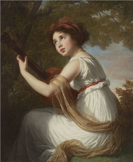 Élisabeth Vigée Le Brun | Portrait of the artist's daughter, Jeanne ...