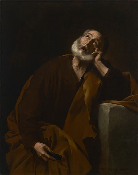 Jusepe de Ribera | The Penitent Saint Peter | MutualArt