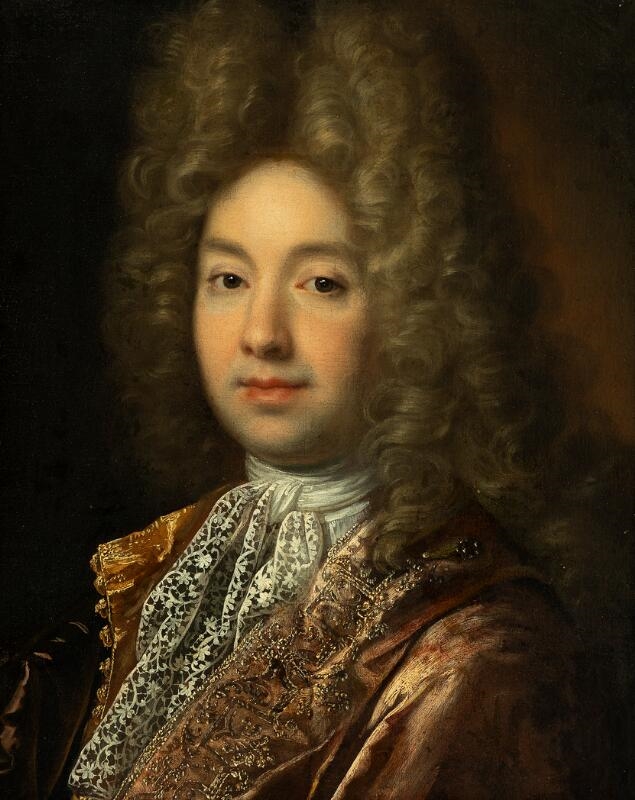 Alexis Simon Belle | Portrait of a young nobleman with a full-bottomed ...