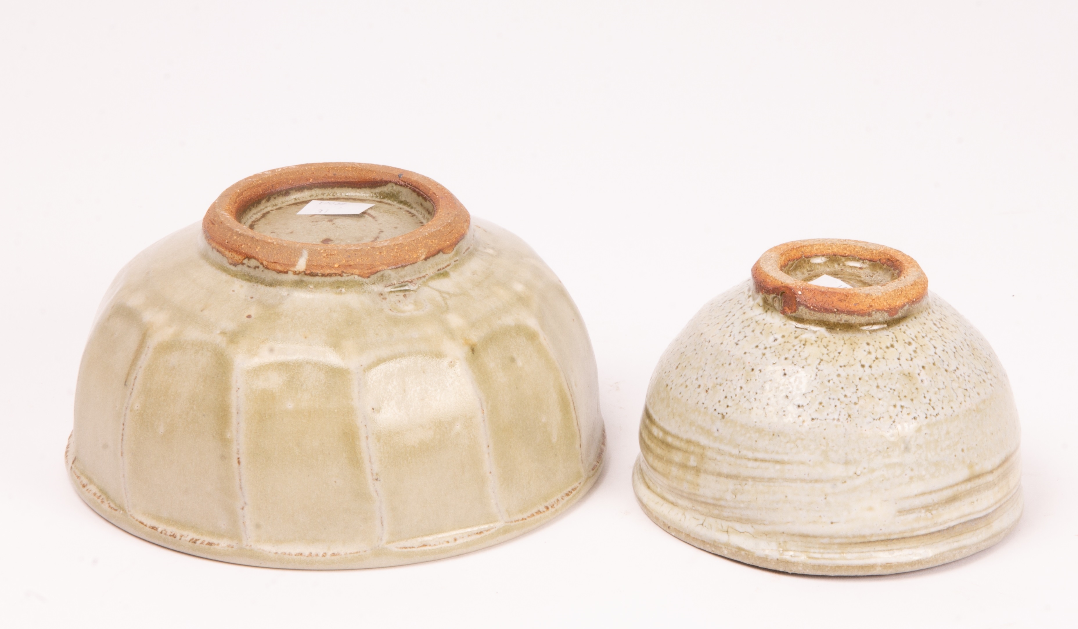 Mike Dodd | Mike Dodd (born 1943) two footed tea bowls | MutualArt