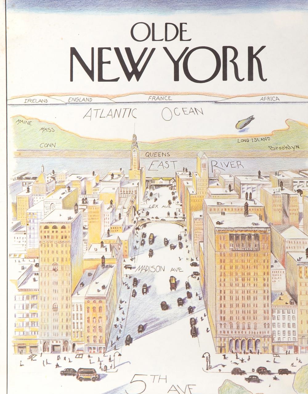 Saul Steinberg | Main Street (1972 - 1973) | MutualArt