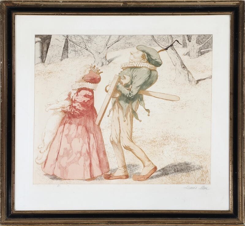 Louis Moe | Prinsessen og hendes Nar (1914) | MutualArt