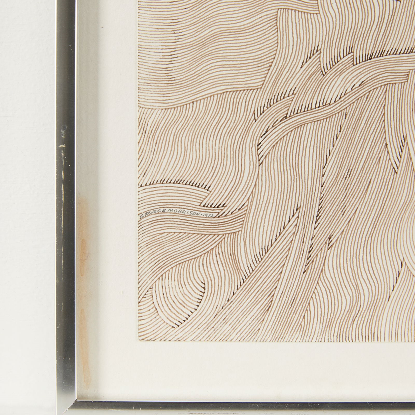 George Morrison | Line Drawing 1972 (1972) | MutualArt