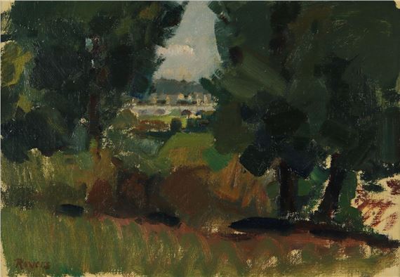 Elizabeth Rivers | VIEW THROUGH THE TREES | MutualArt