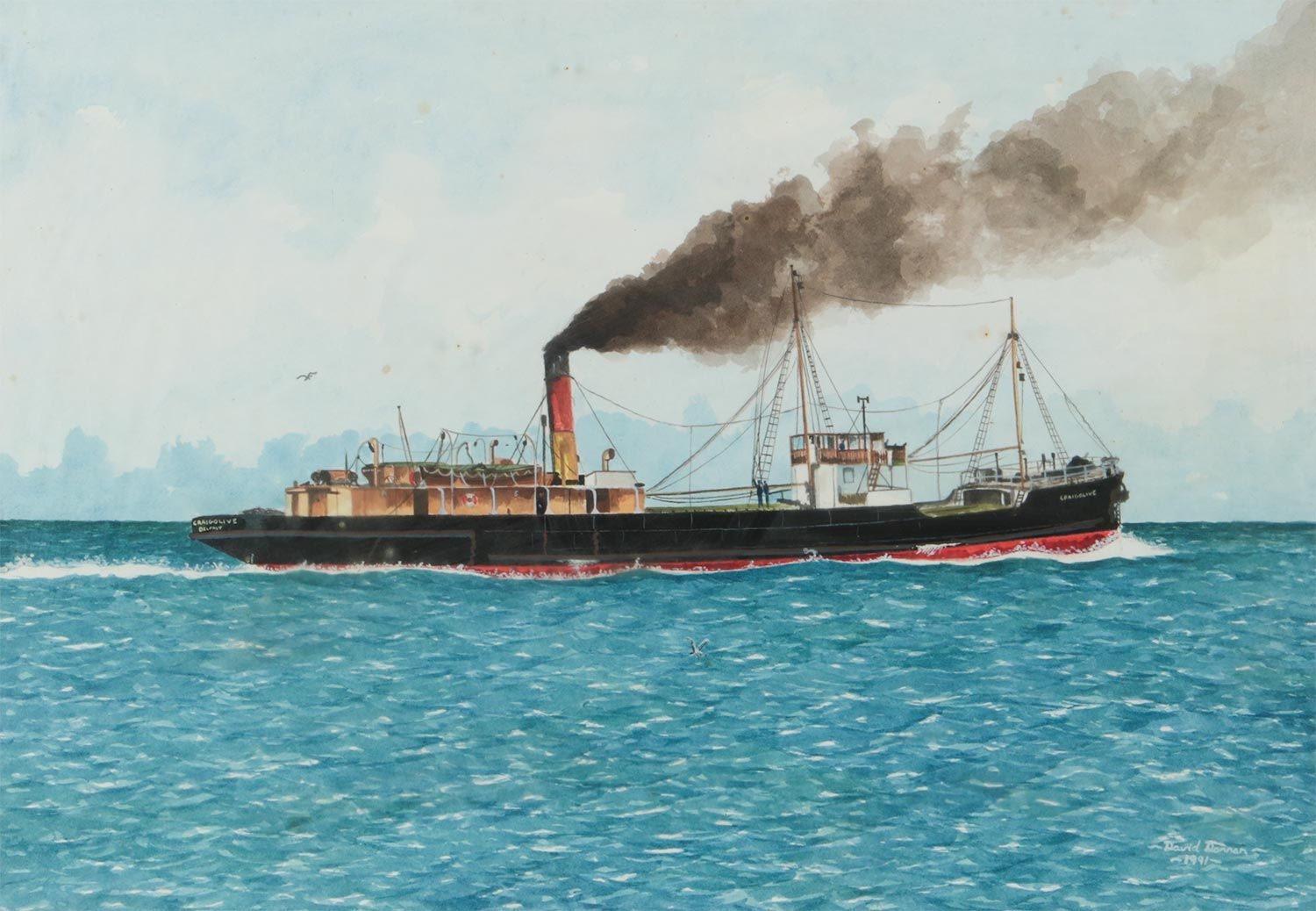 David Donnan | COAL BOAT CRAIGOLIVE (1991) | MutualArt